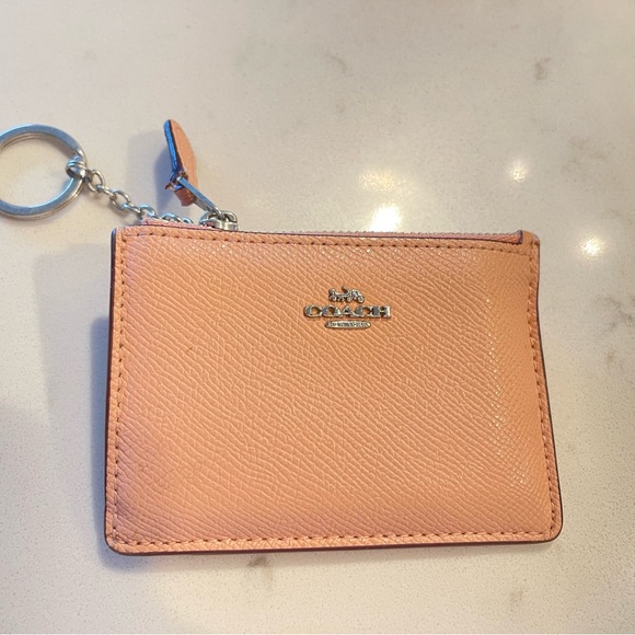 Coach | Bags | Coach Mini Skinny Id Case Keychain Wallet | Poshmark